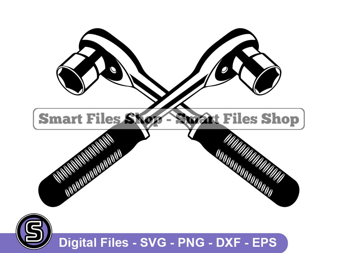 Ratchet Spanner Logo Svg, Ratchet Spanner Svg, Mechanic Svg, Tools Svg ...