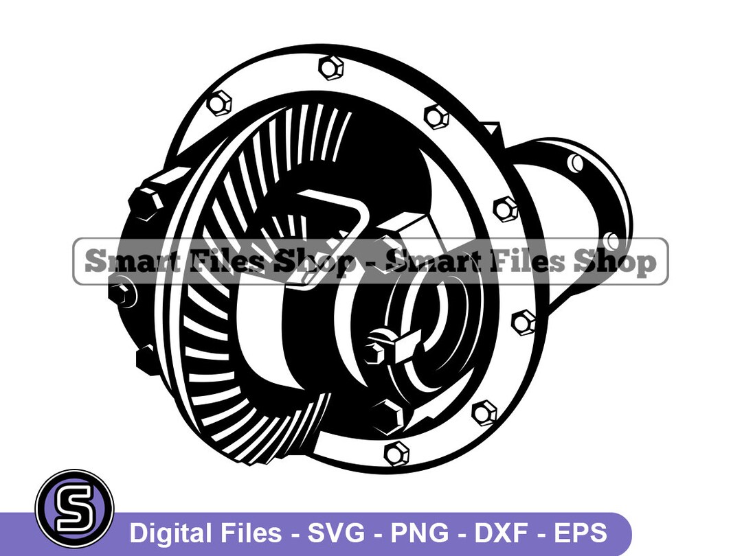 Rear Axle of Car Svg, Car Axle Svg, Mechanic Svg, Car Svg, Axle Dxf ...