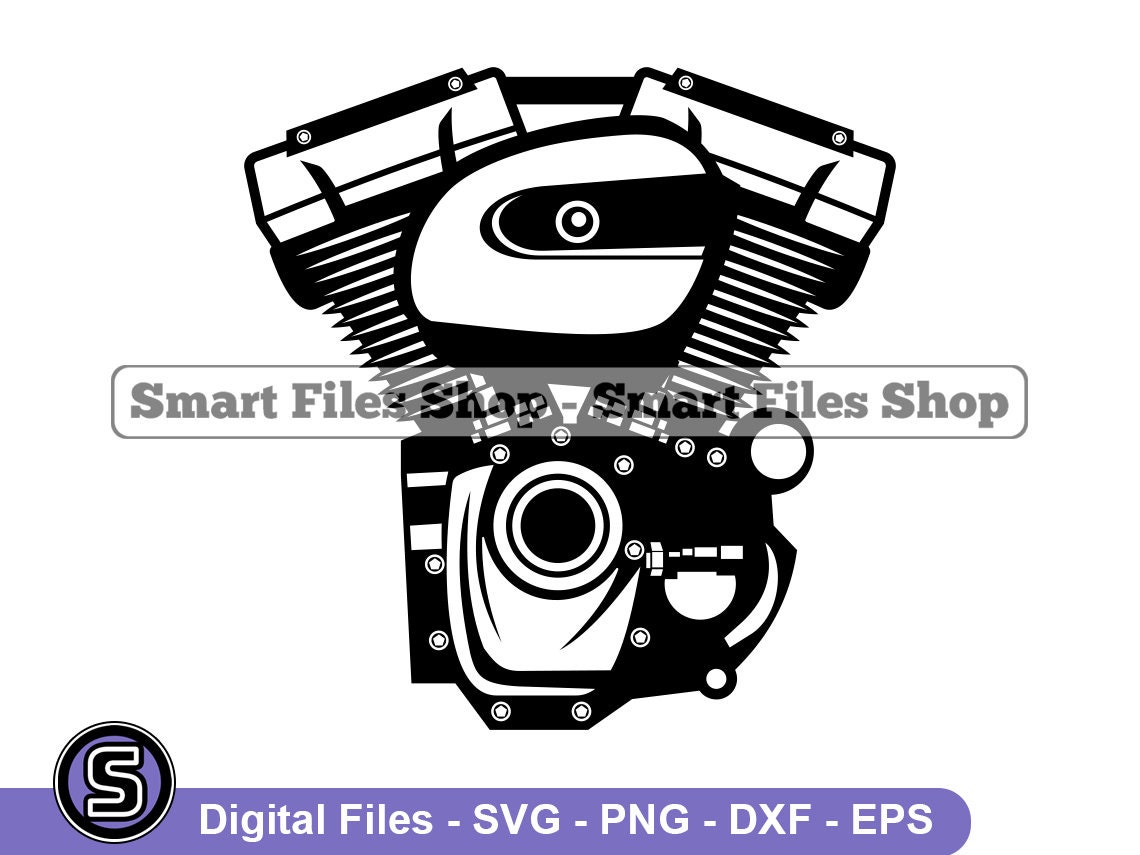Motorcycle Engine SVG, Motorcycle SVG, Biking Svg, Motorcycle Engine ...