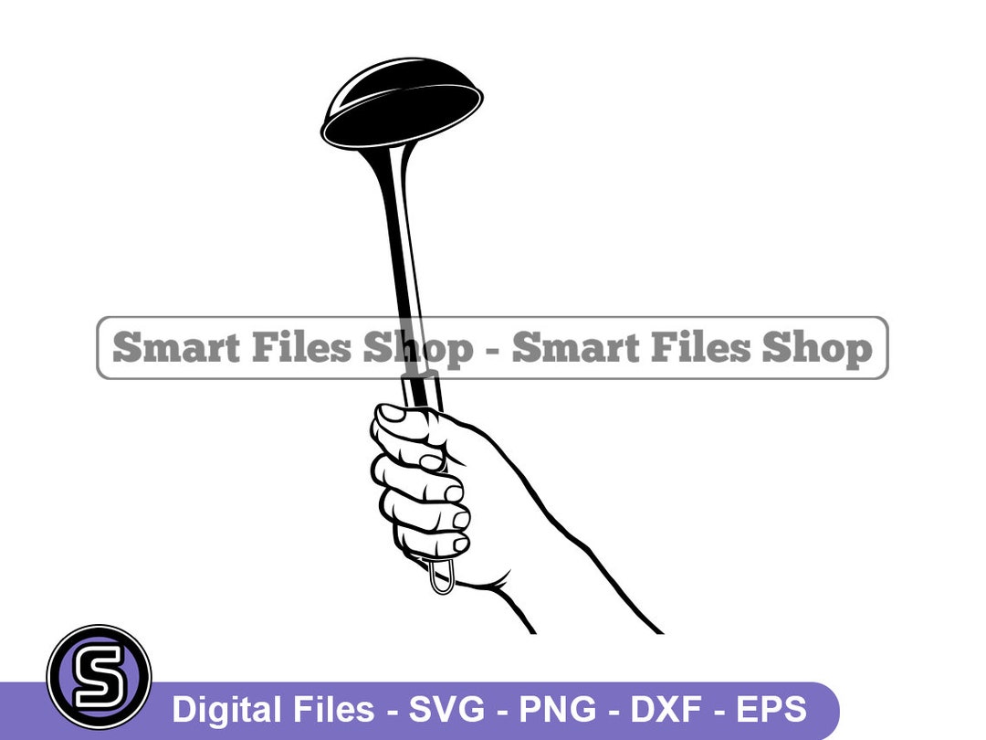 Ladle Hand Svg, Ladle Svg, Cooking Svg, Chef Svg, Ladle Dxf, Ladle Png ...