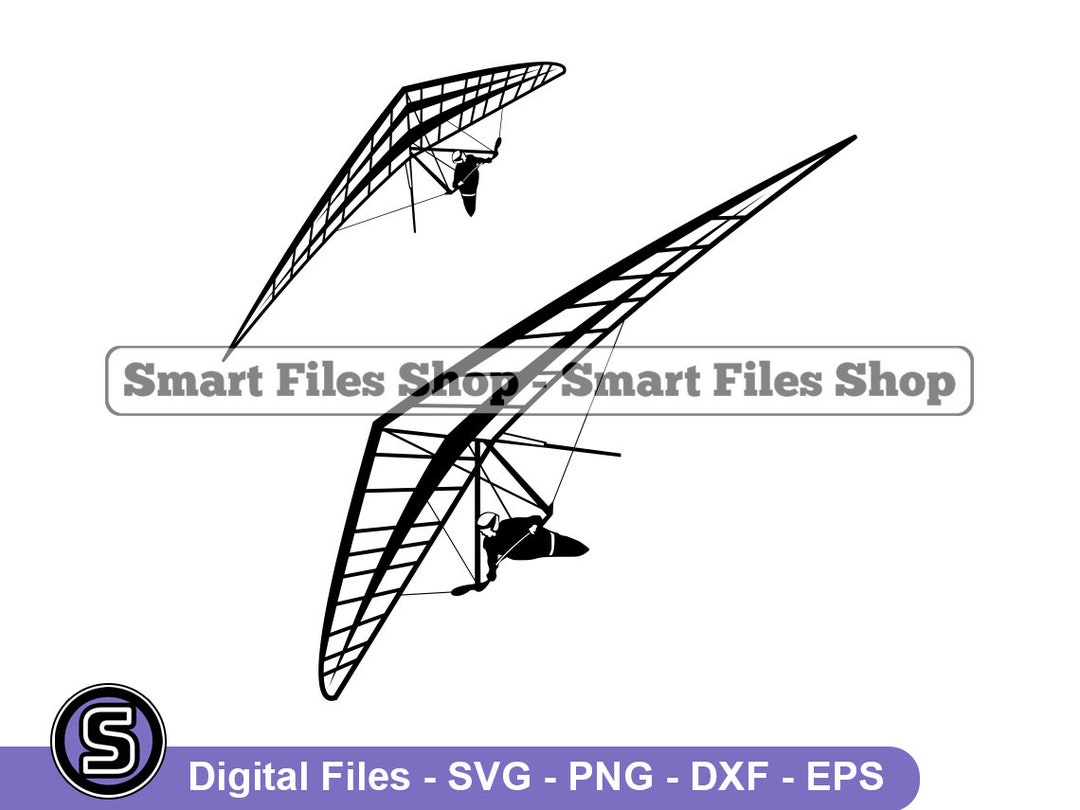 Wind Gliding Svg, Extreme Sport Svg, Wind Gliding Dxf, Wind Gliding Png ...