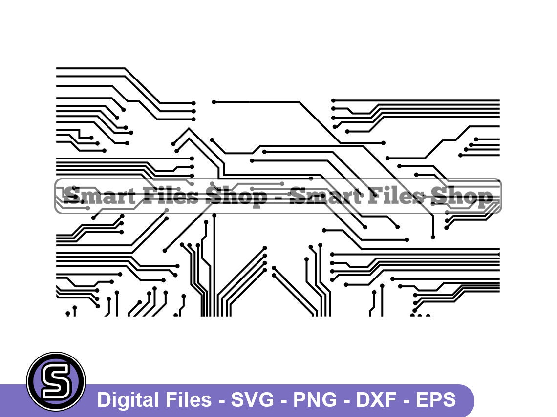 Computer Chip Design Svg Chip SVG Chip Dxf Chip Png Chip - Etsy