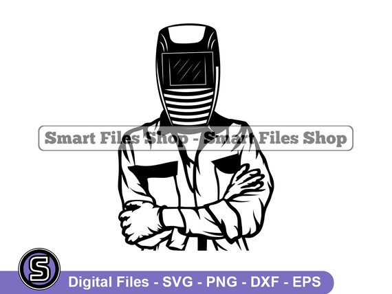 Welder Pose Svg Welder Svg Welding Svg Welder Logo Welder | Etsy