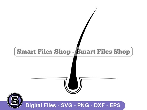 Hair SVG Hair Root SVG Hair Design Svg Hair Dxf Hair Png | Etsy