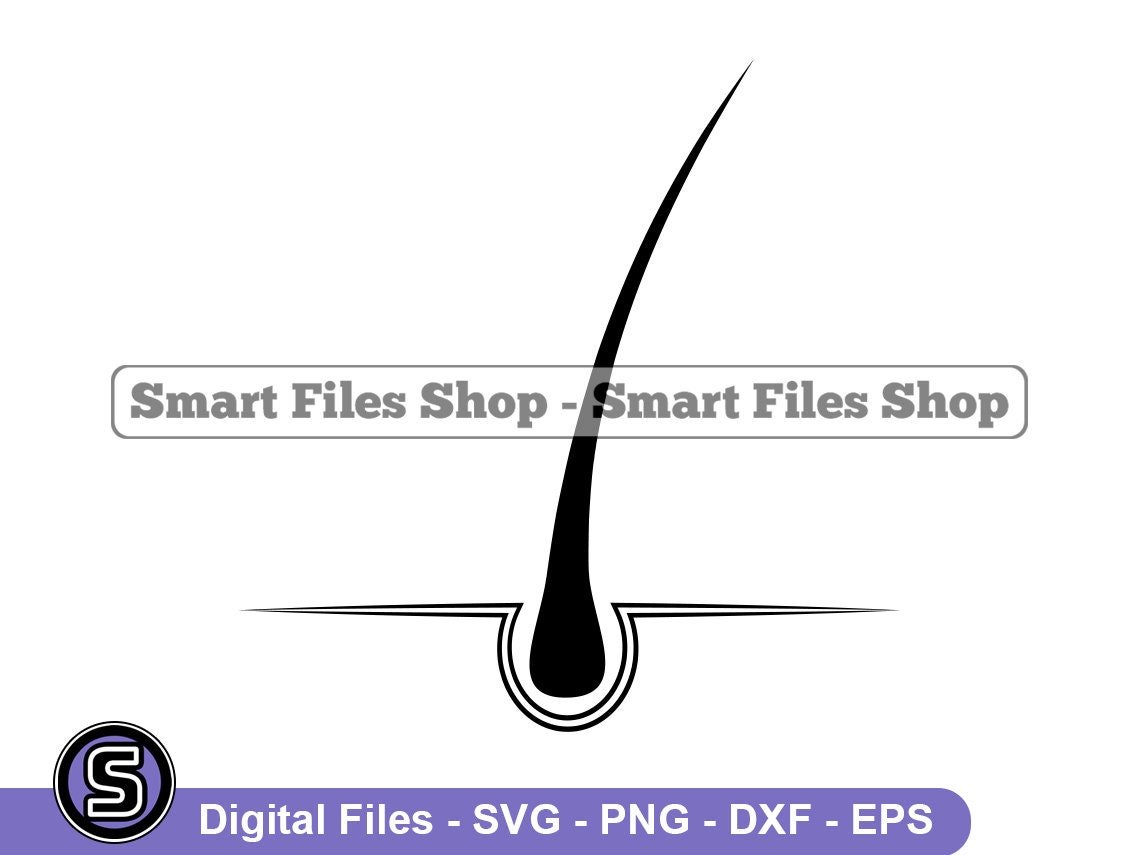 Hair SVG Hair Root SVG Hair Design Svg Hair Dxf Hair Png | Etsy