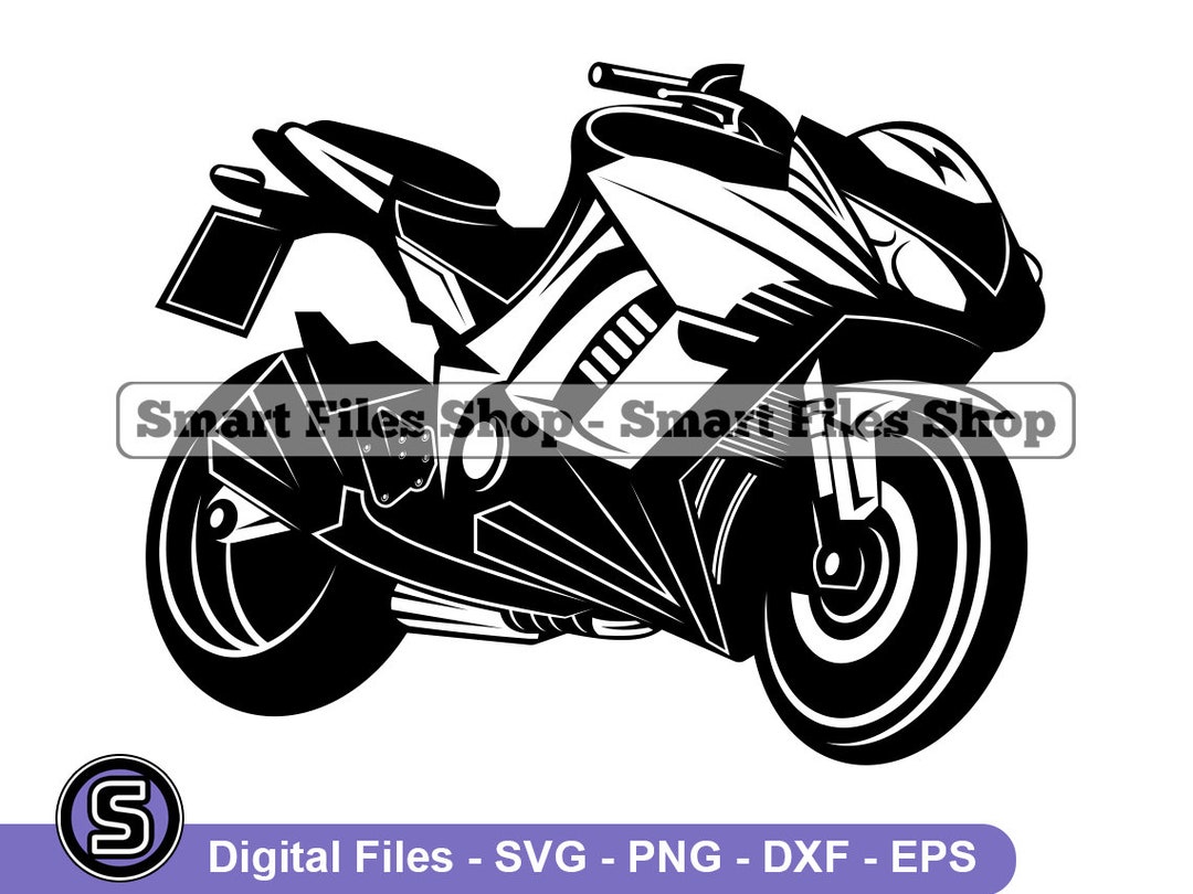 Moto SVG Vélo Svg Moto Dxf Moto Png Clipart Moto Fichiers - Etsy France