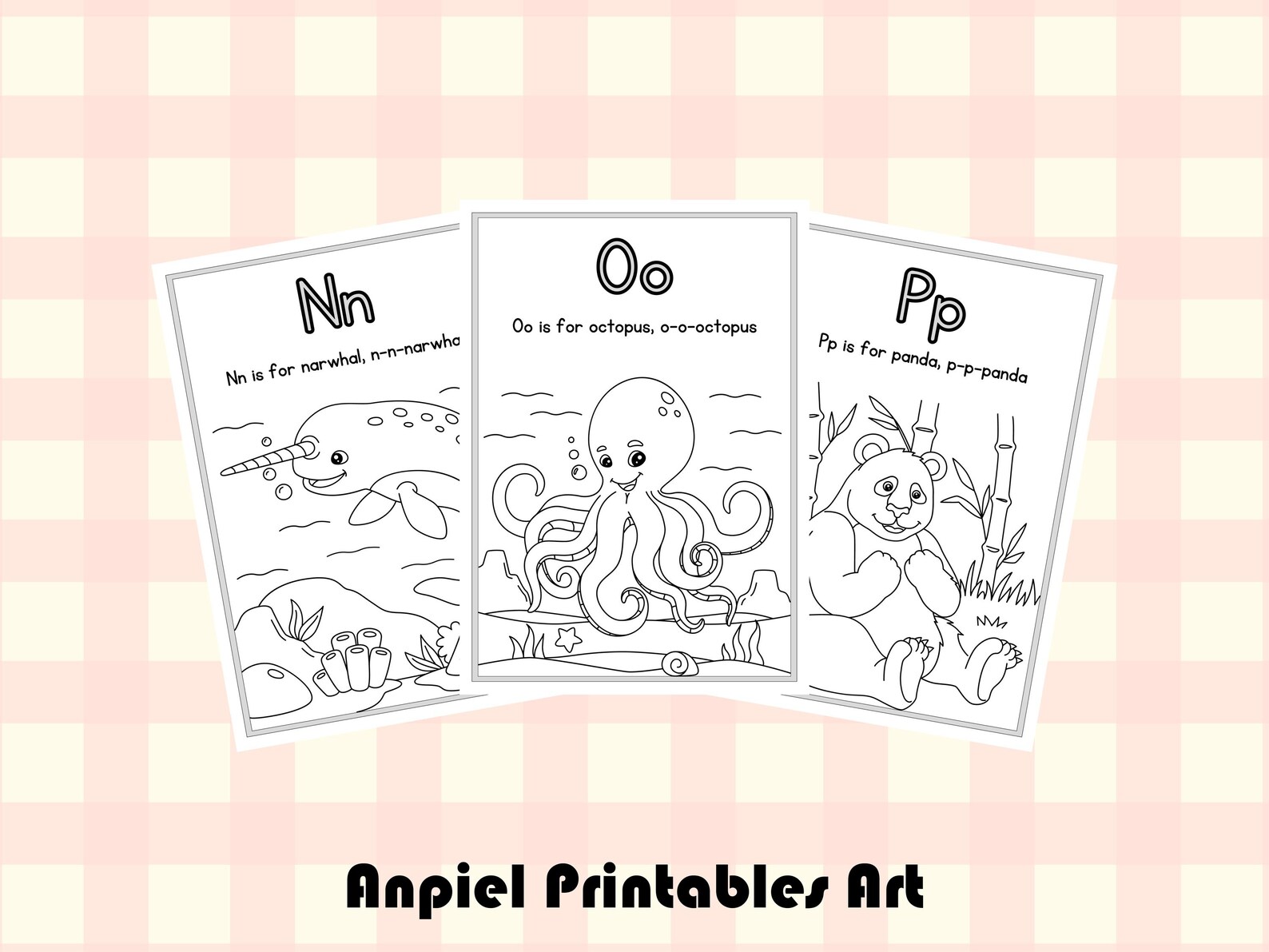 Coloring Book Animal Alphabet Phonics Coloring Book for Kids iPad ...