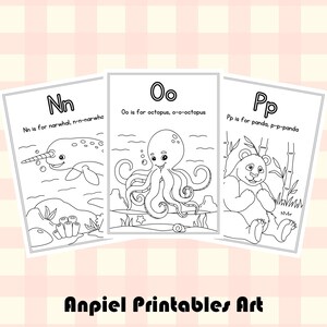 Coloring Book Animal Alphabet Phonics Coloring Book for Kids iPad ...