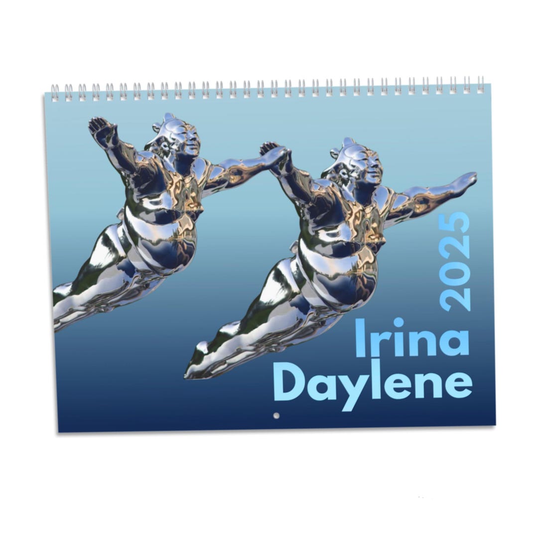 2025 Wall Calendar, Monthly Planner, Sculptures in Imaginary Scenes - Etsy