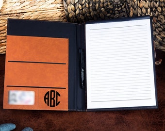 Custom Logo Padfolio - Etsy