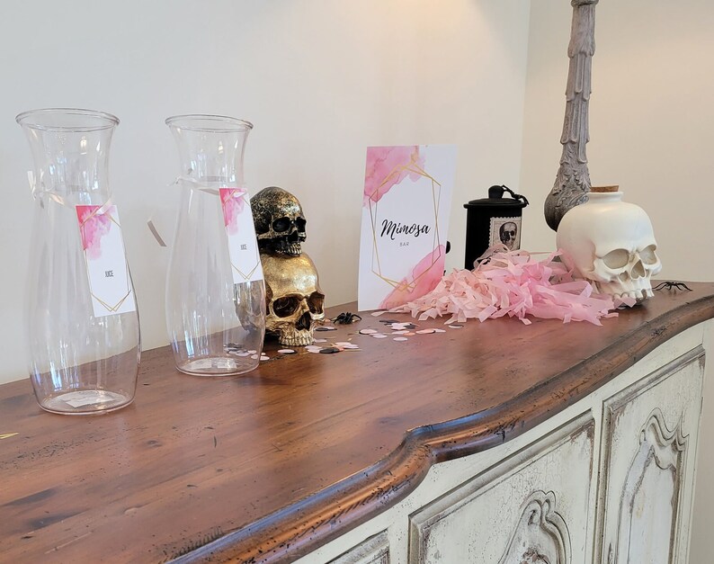 Mimosa Bar Sign Lemon Theme Modern Theme Tropical Theme Mimosa Bar ...