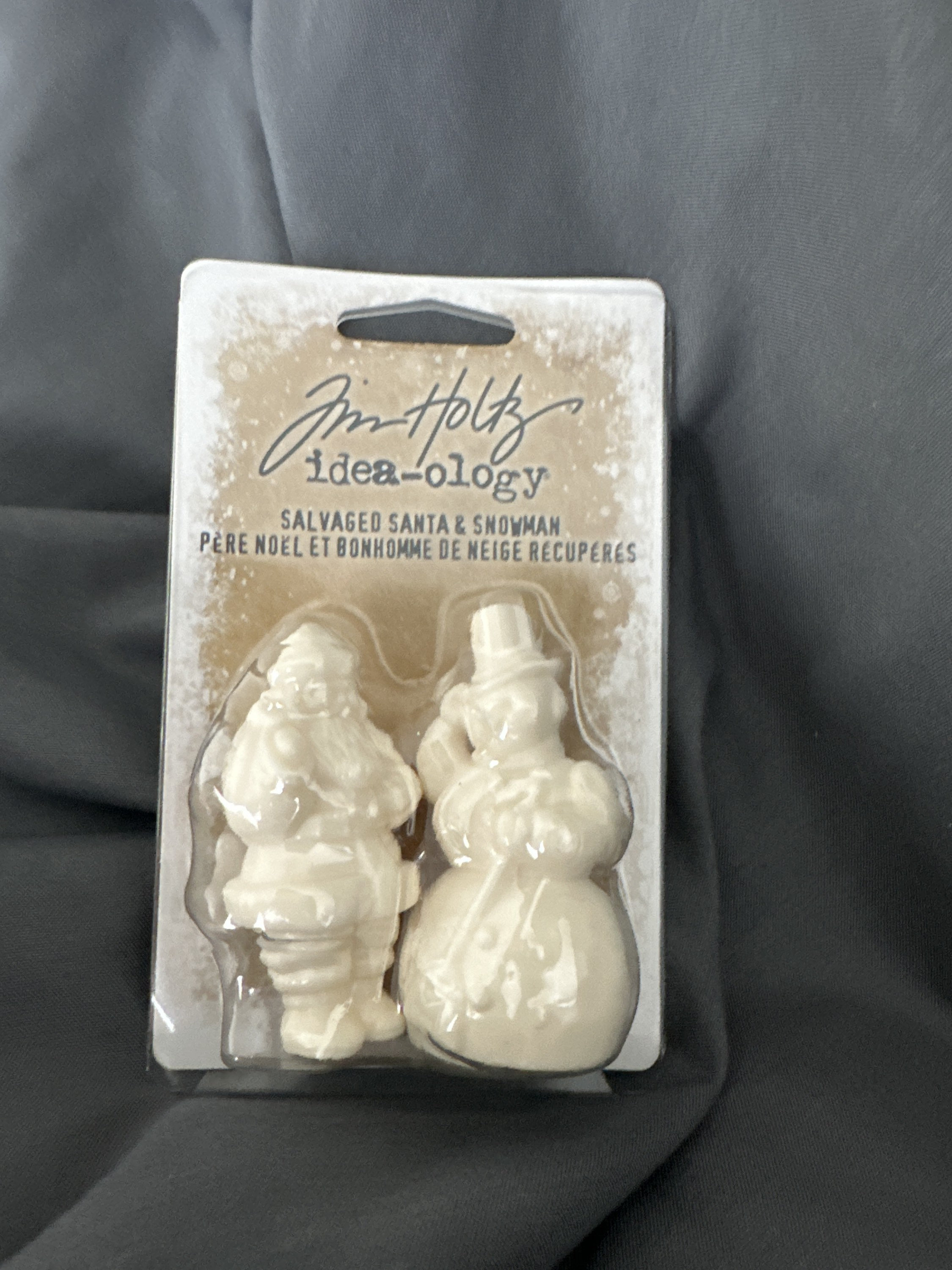 Tim Holtz Idea-ology Salvaged Santa & Snowman - Etsy