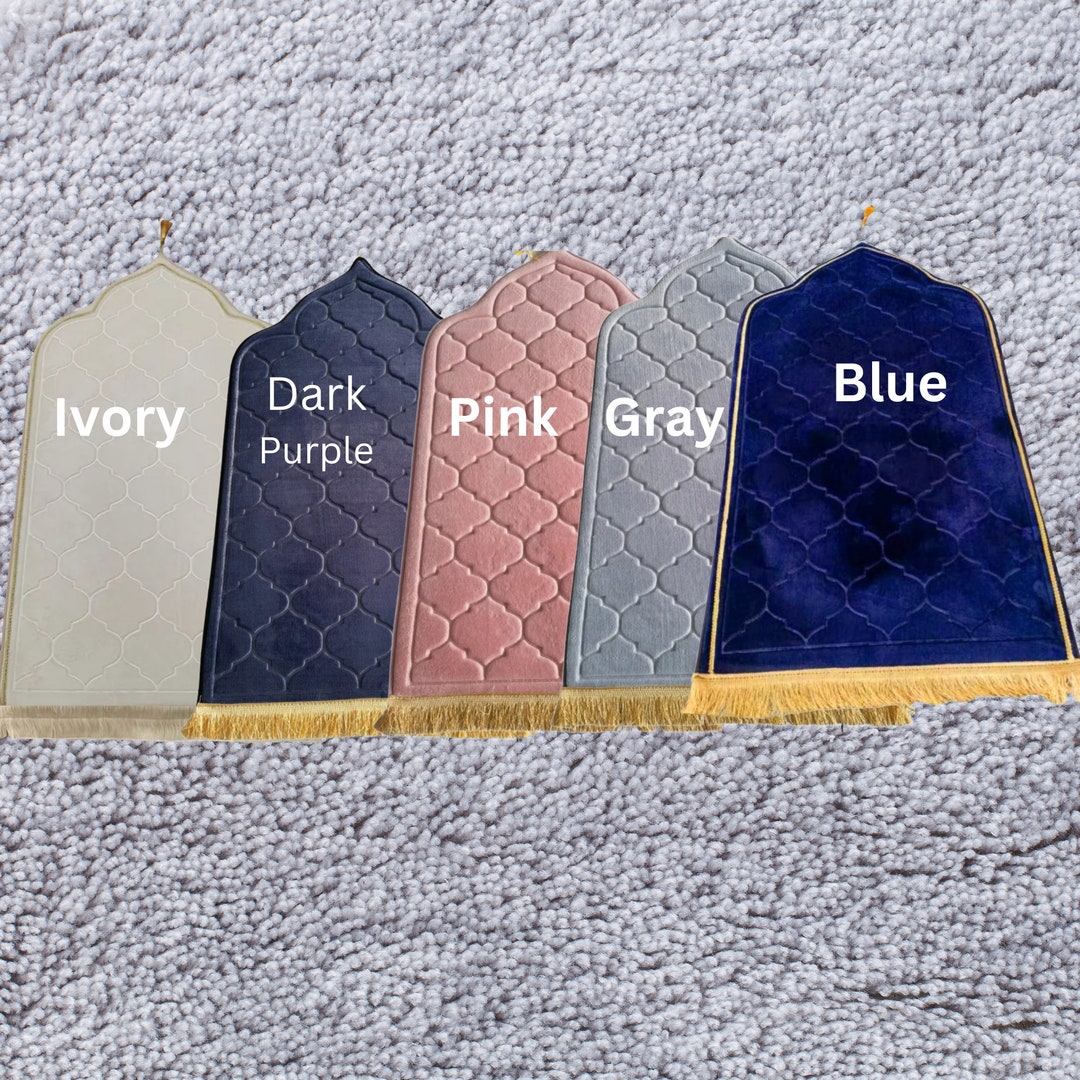 Padded Prayer Mat | Non-slip Soft Plush Mats I Large Comfortable Mats I ...