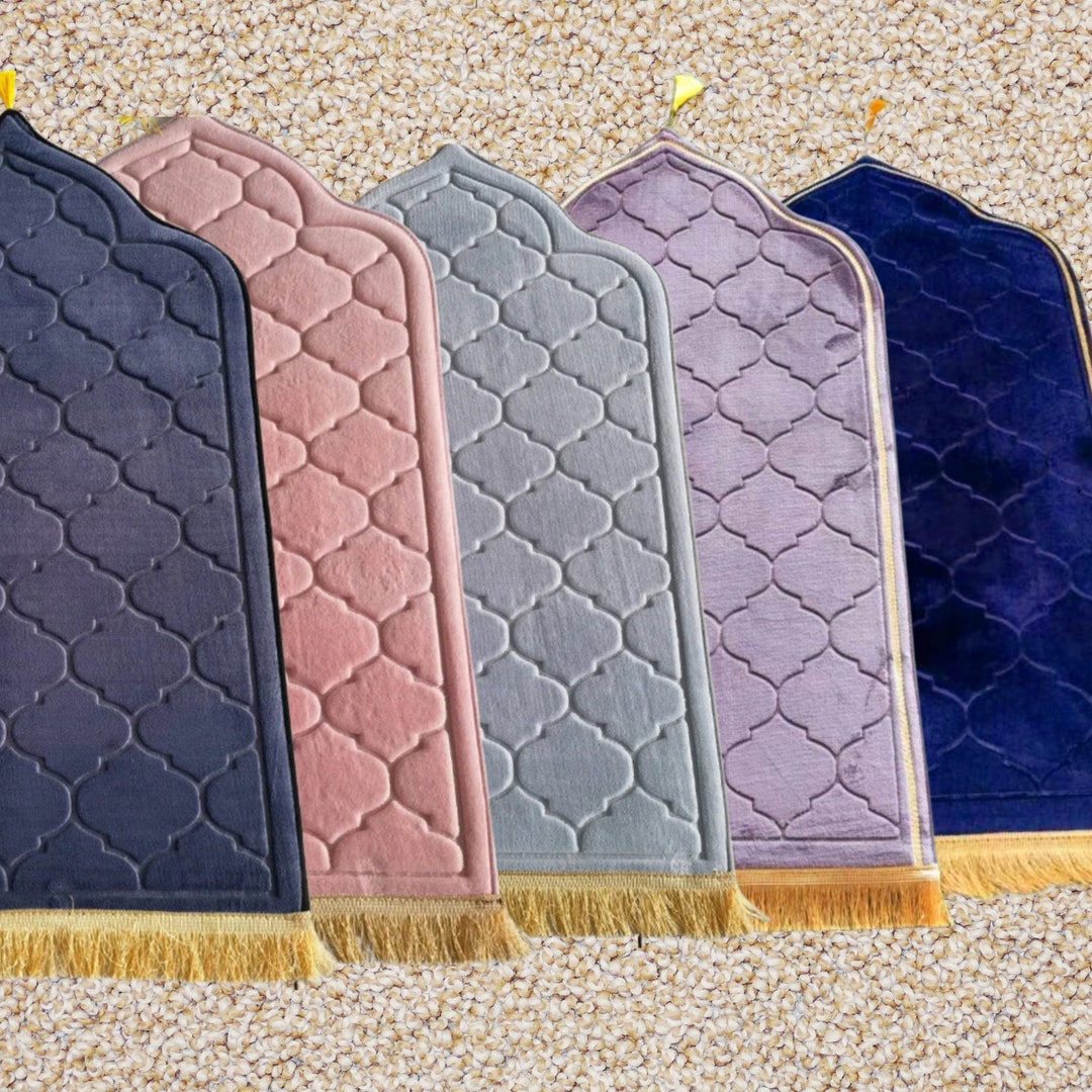 Padded Prayer Mat Non-slip Soft Plush Mats I Large Comfortable Mats I ...