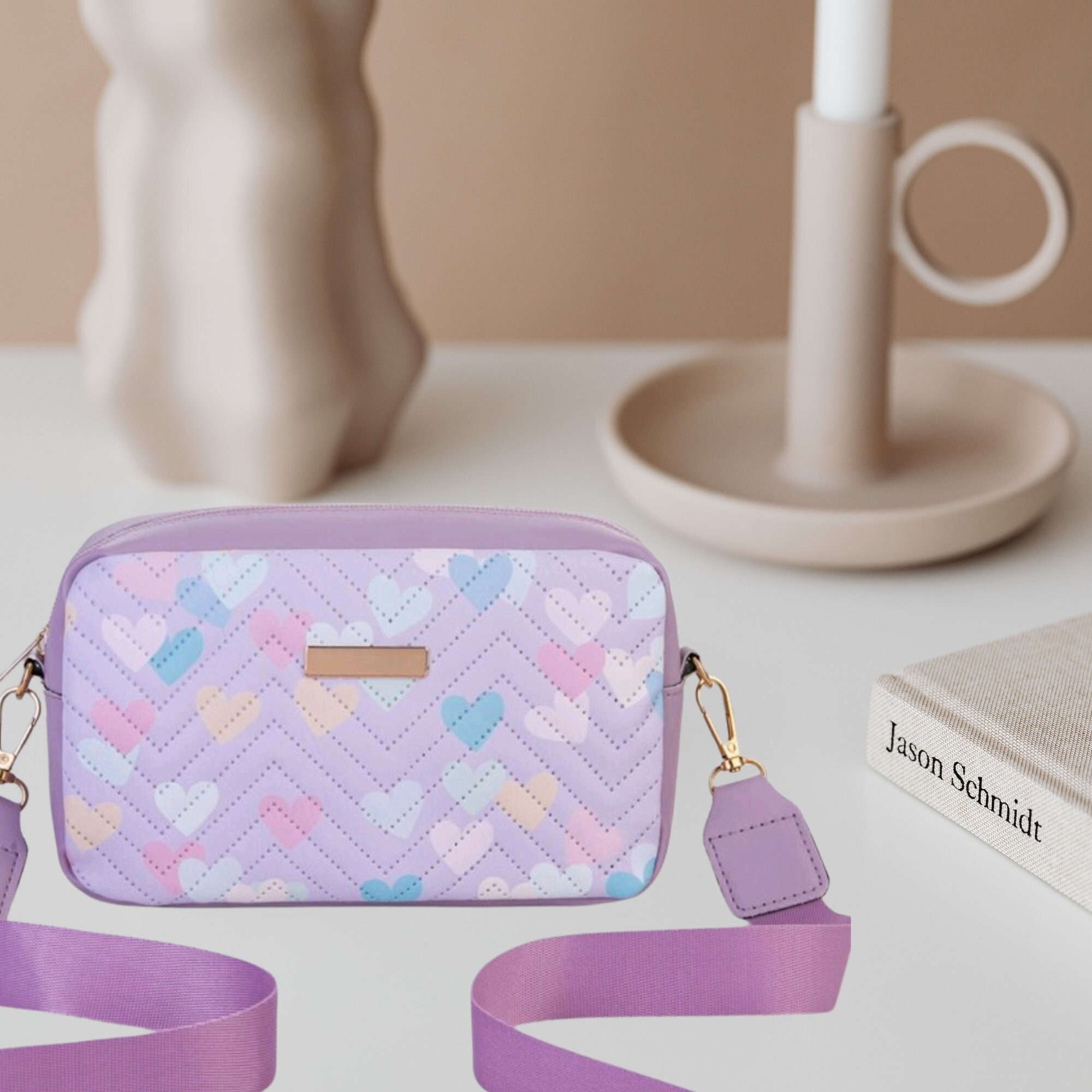 Cross Stitch Bag: Little Girls' Heart Purse - Etsy