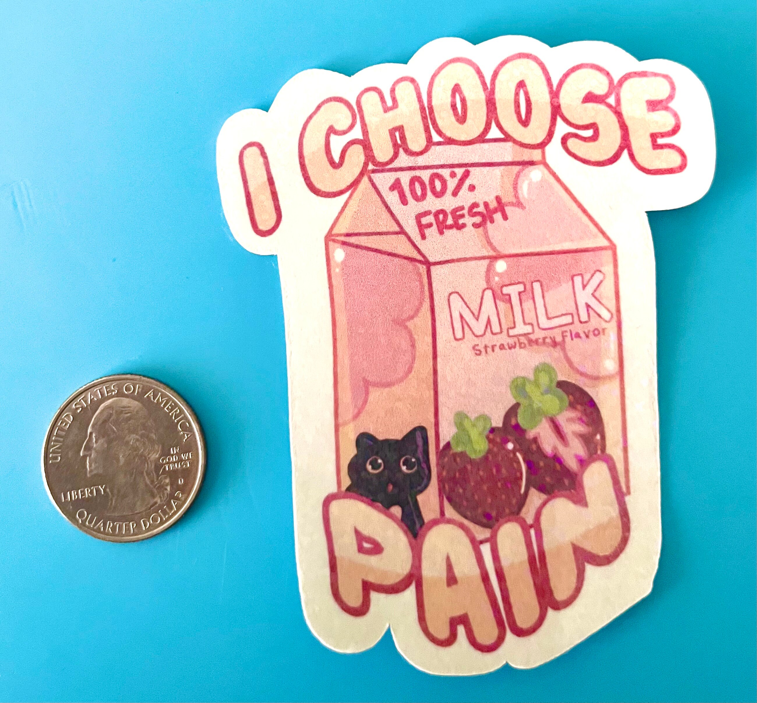 Lactose Intolerance Sticker - Etsy