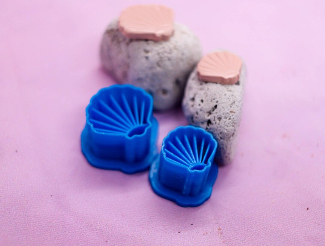 Shell Studs Polymer Clay Cutter 2 Sizes. SKU C76 - Etsy