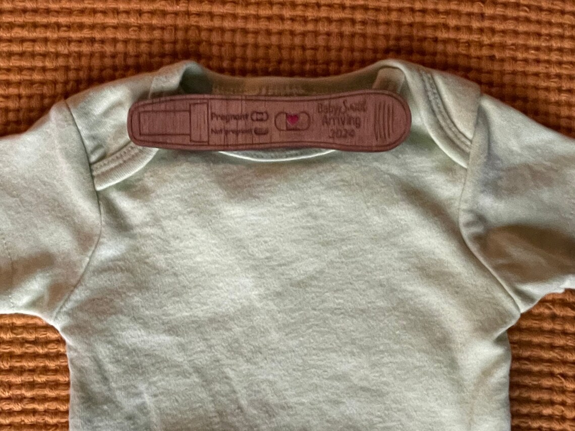 Personalized Pregnancy Test Stick Announcement, Pregnancy Test Keepsake ...