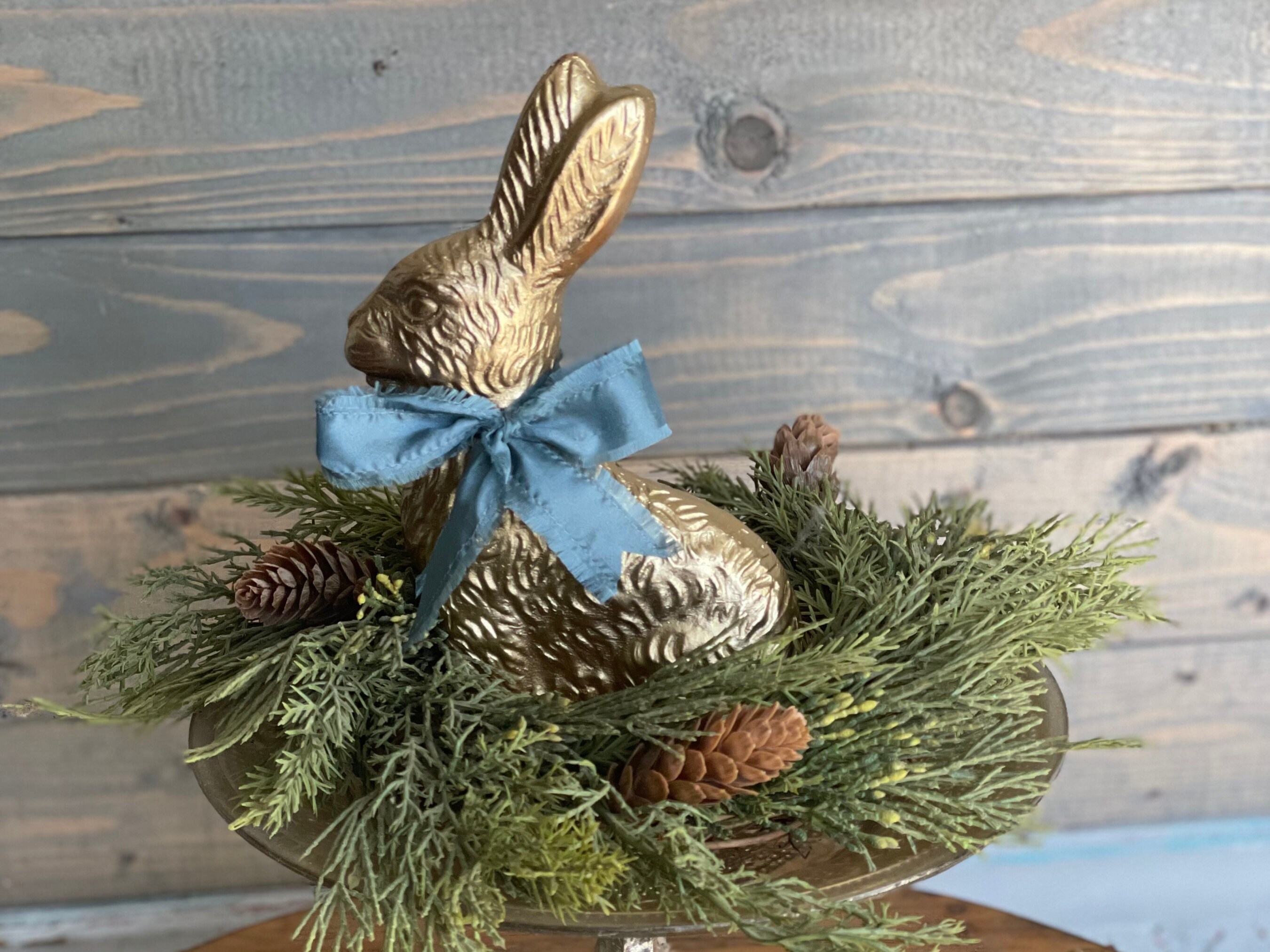 Bunny Nursery Decor for Girl, Faux Foil Gold Bunnies for Nursery, Baby ...