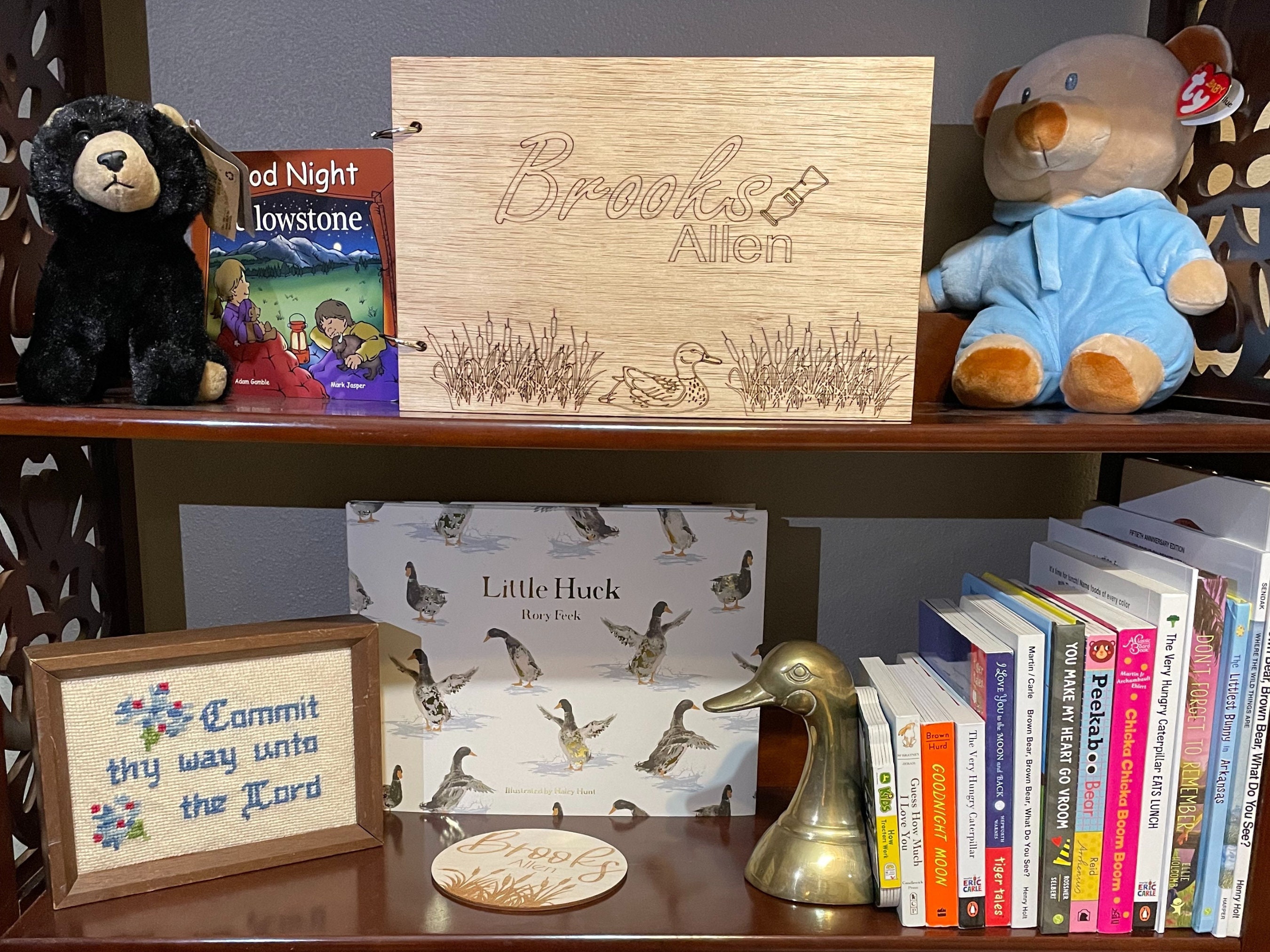 Personalized Baby Boy Photo Album, Baby Book for Boy, Baby Shower Gift ...