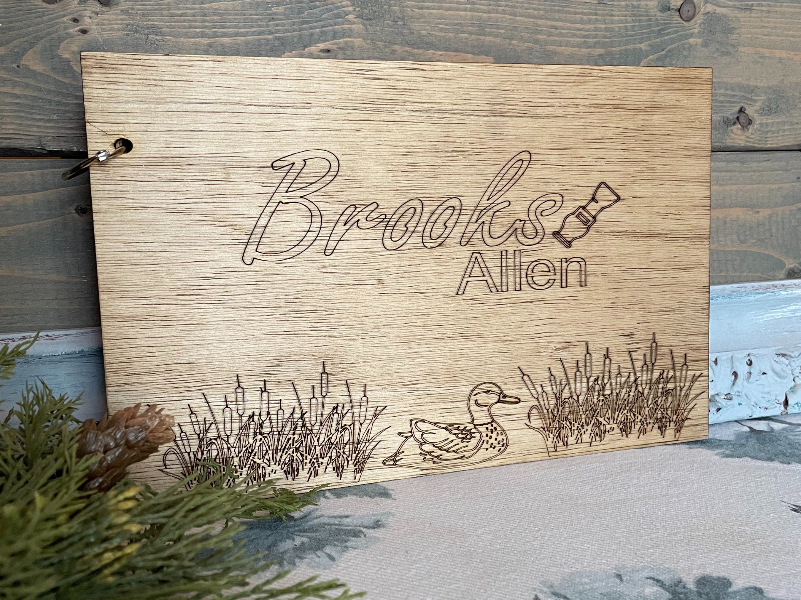 Personalized Baby Boy Photo Album, Baby Book for Boy, Baby Shower Gift ...