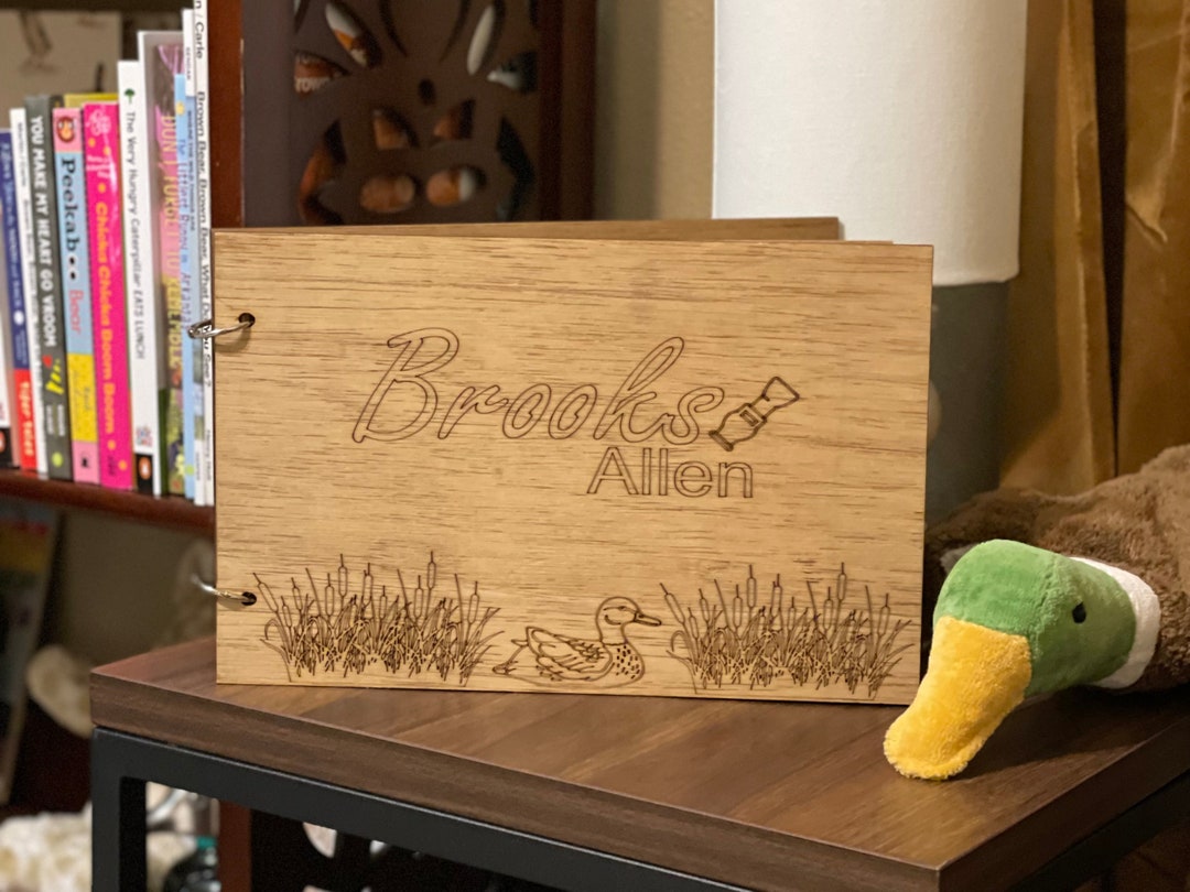 Personalized Baby Boy Photo Album, Baby Book for Boy, Baby Shower Gift ...