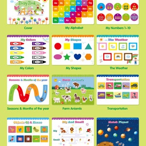 Busy Book - Toddler Preschool Teaching Aids, Educational Tools, Parent ...