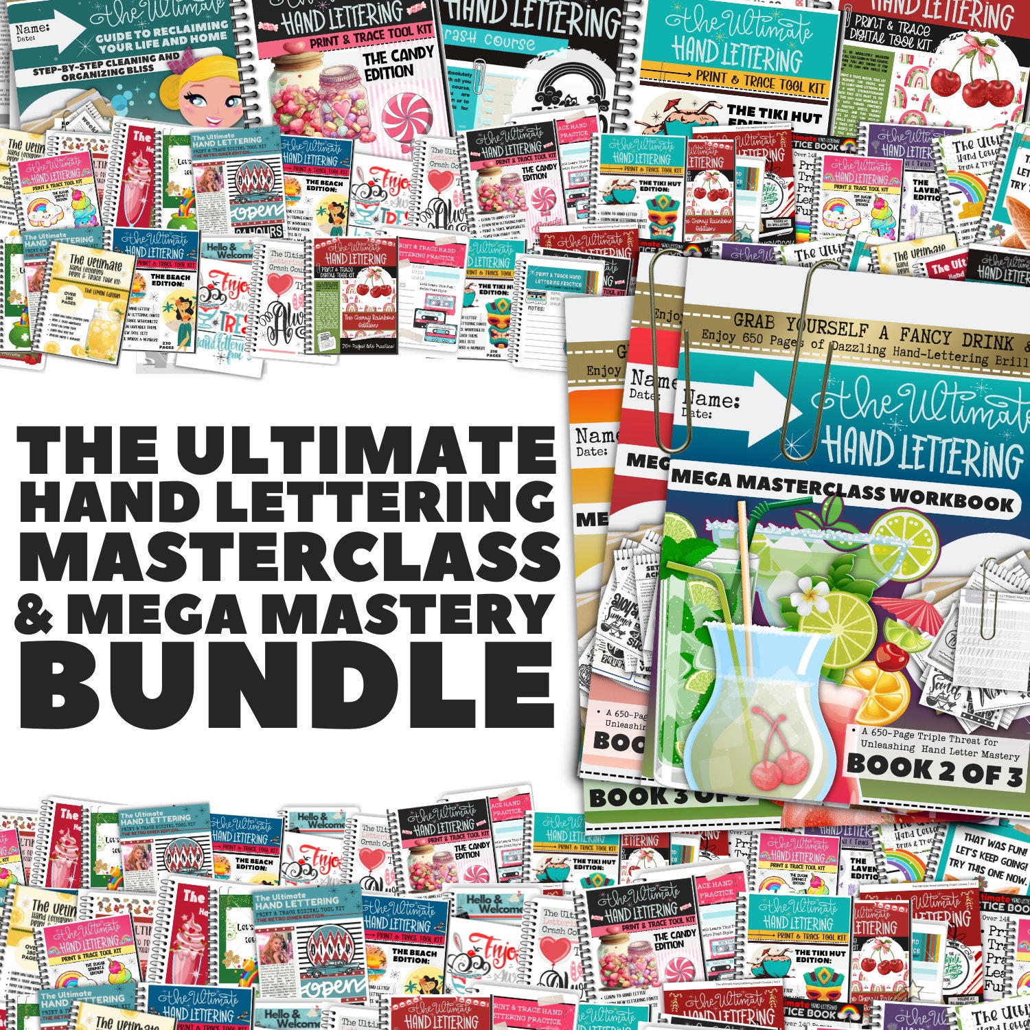 Learn to Hand Letter, the Ultimate Hand Lettering MEGA Bundle ...