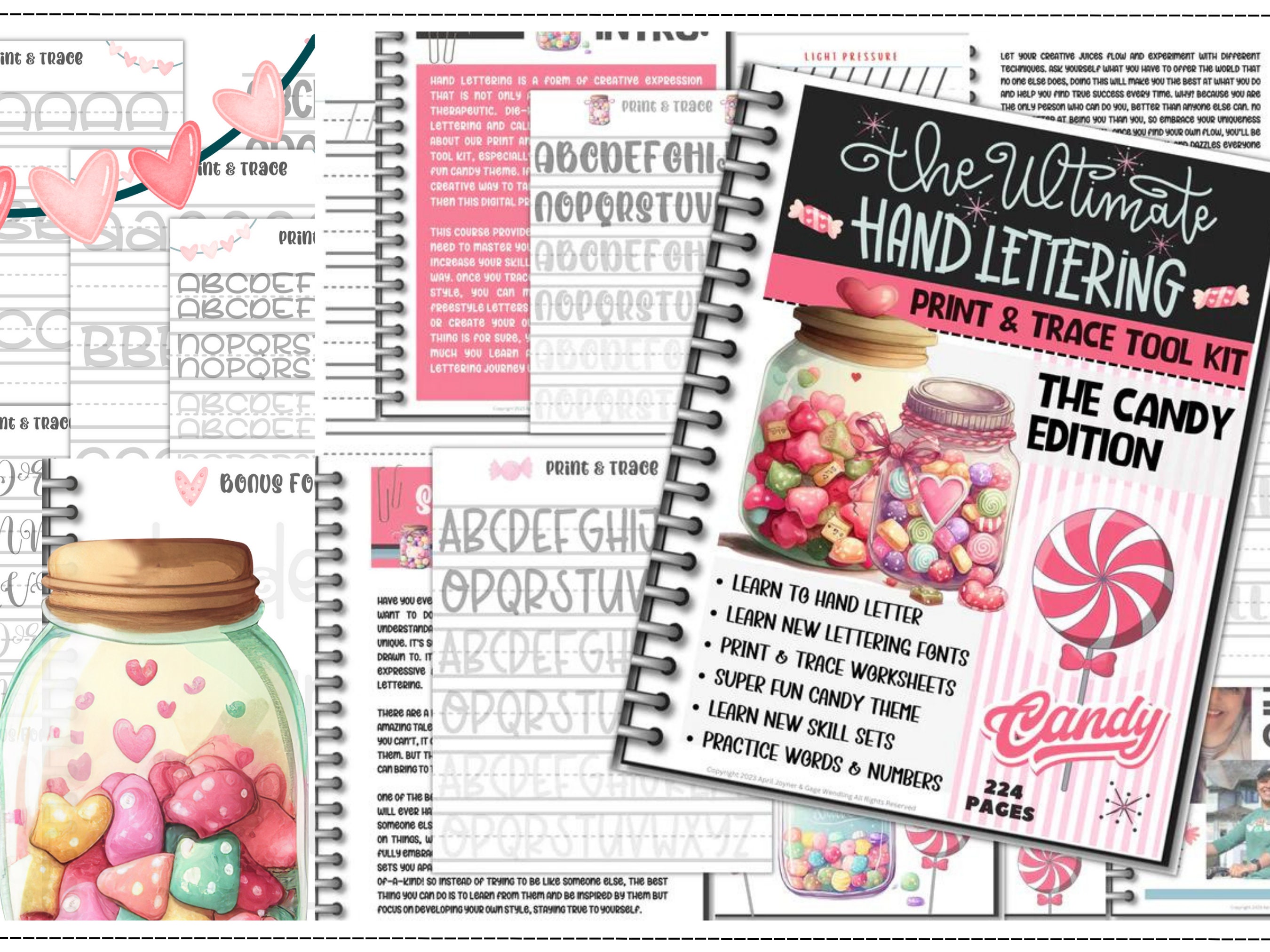 Ultimate Hand Lettering Bundle Starter Script 1 860 Pages - Etsy