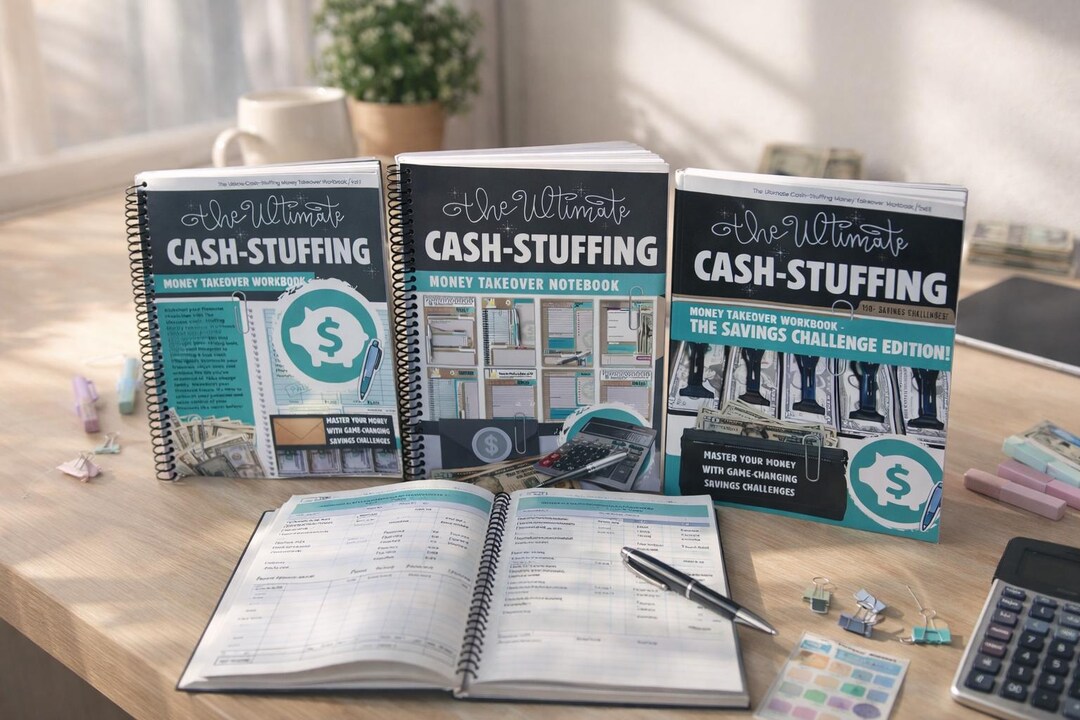 Cash Stuffing & Savings Challenge Bundle | Printable Budget Planner ...