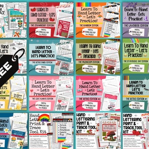 Learn to Hand Letter | the Ultimate Crash Course Digital Workbook Plus ...