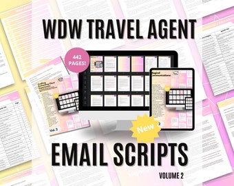WDW Email Scripts for Travel Agents, WDW Travel Agent Templates, Email ...