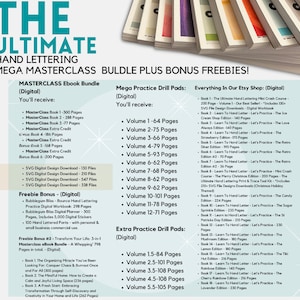 Learn to Hand Letter | the Ultimate Crash Course Digital Workbook Plus ...