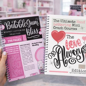 Learn Hand Lettering Workbook | Ultimate Crash Course + 6,400+ Page ...