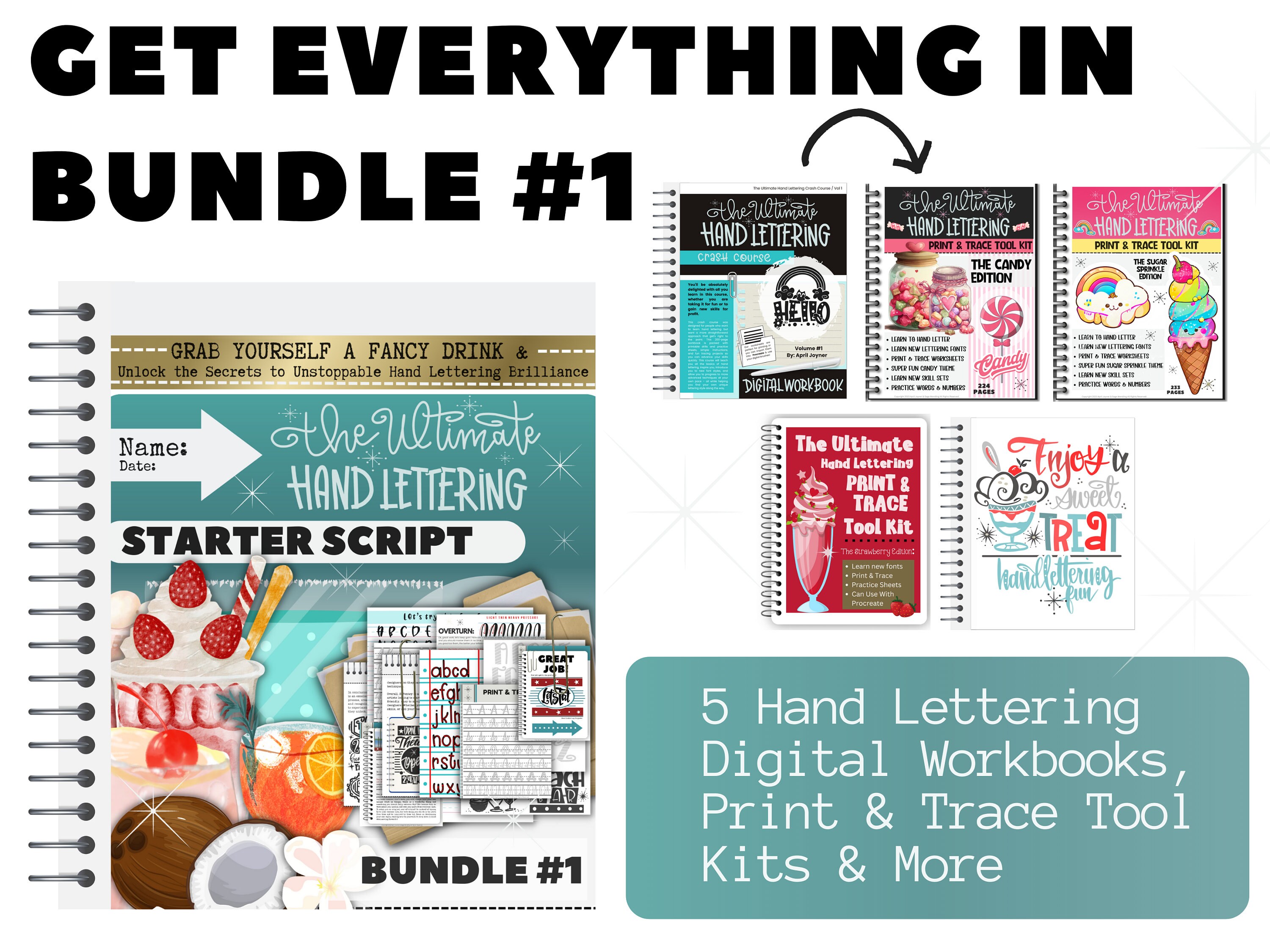 Ultimate Hand-lettering Mastery Bundle: 2900 Pages, 330 Project Files ...