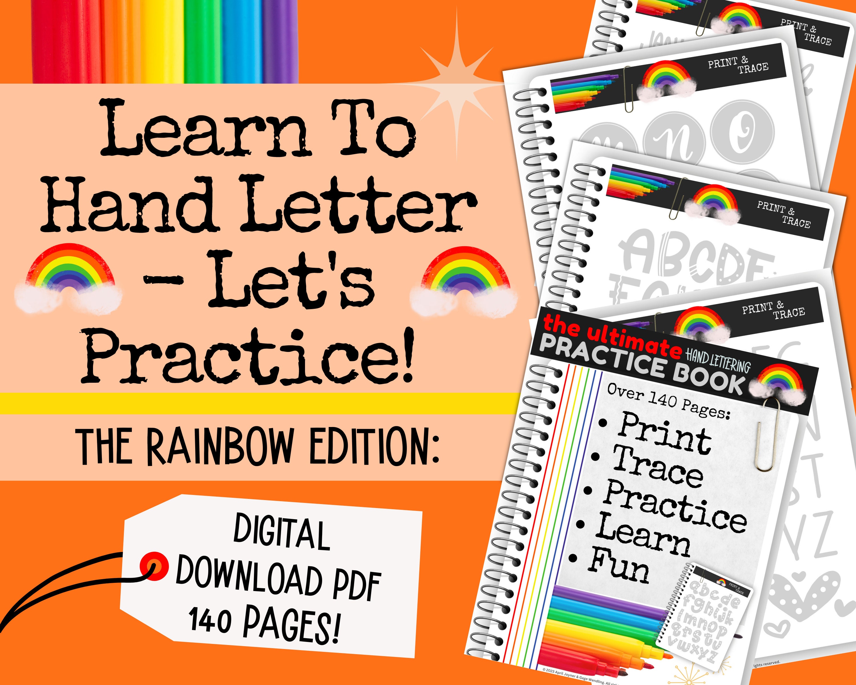 Learn to Hand Letter the Ultimate Hand Lettering Digital - Etsy