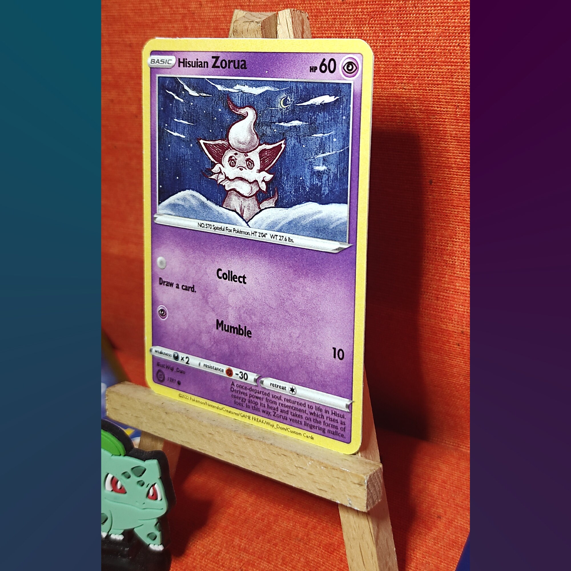 Pokemon Zorua Card