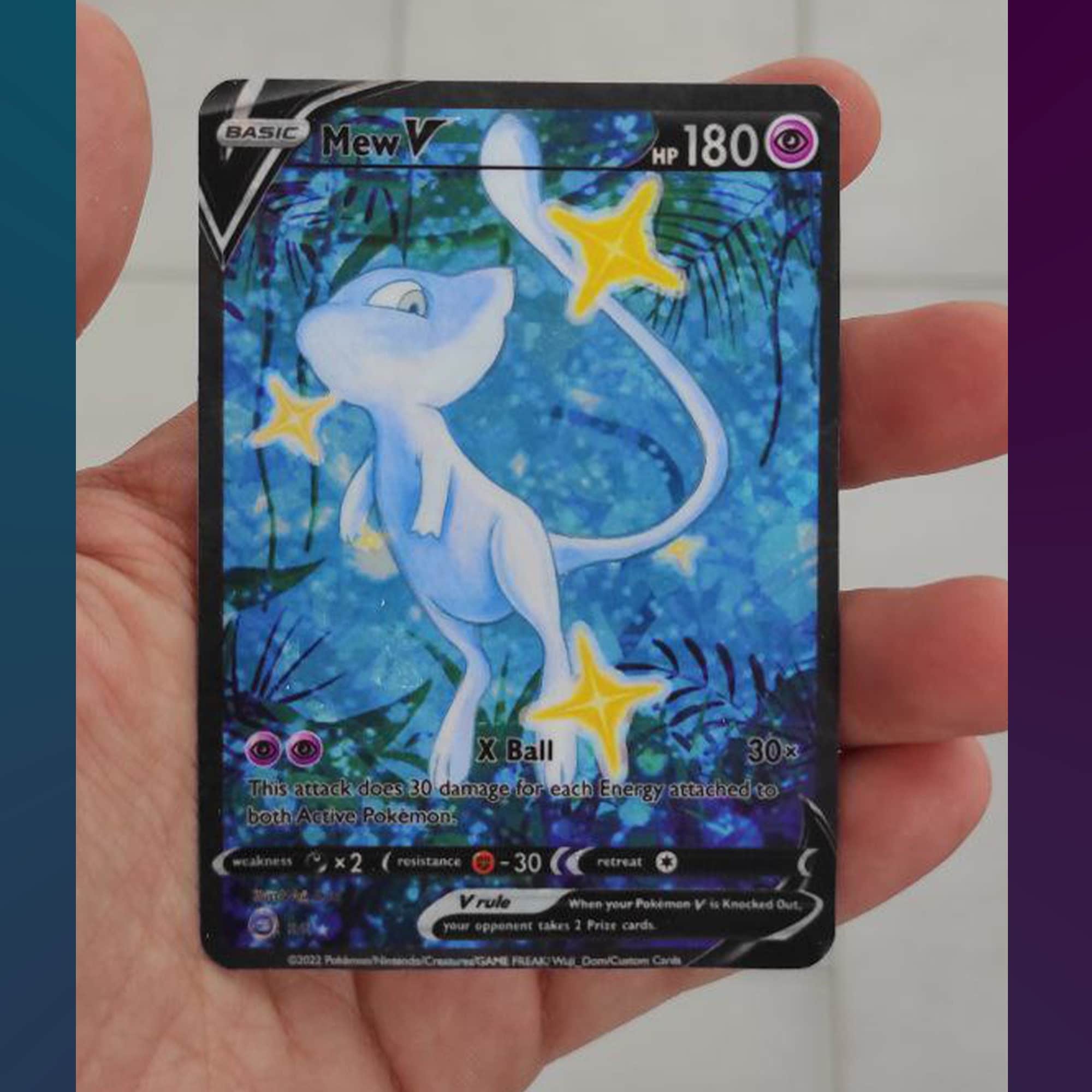 Shiny Mew Pokemon Card