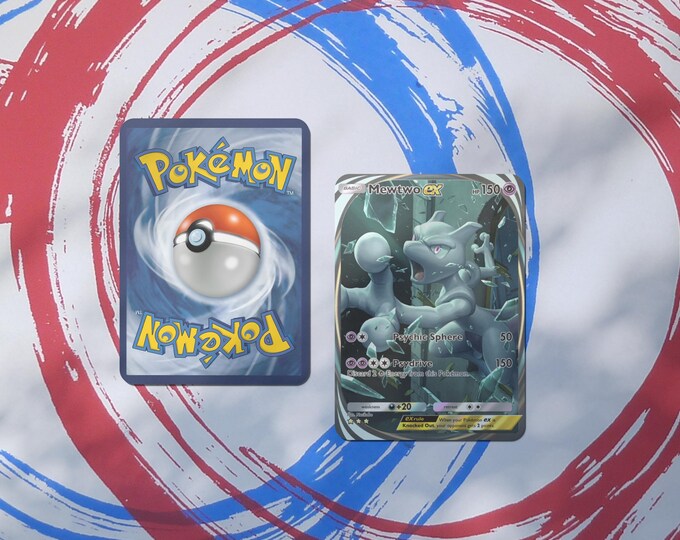 Pokemon Pocket TCG, Mewtwo Immersive Full Art Proxy Card - Etsy