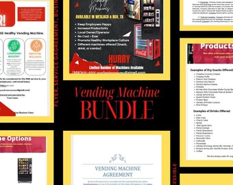 Vending Machine Business Starter Bundle TEMPLATE Site Agreement ...
