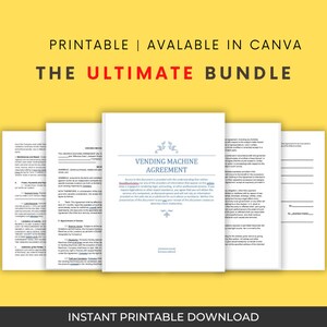 Customizable Vending Machine Business Proposal, Flyer, Service ...