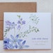 Watercolor Birthday Card, the Lord Bless You, Christian Birthday Card ...