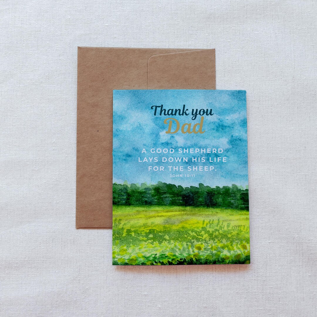 Religious Father's Day Card, Catholic Father's Day Card - Handmade ...