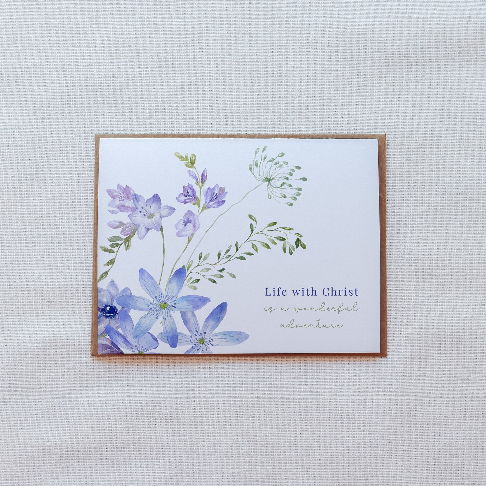 Watercolor Birthday Card, the Lord Bless You, Christian Birthday Card ...
