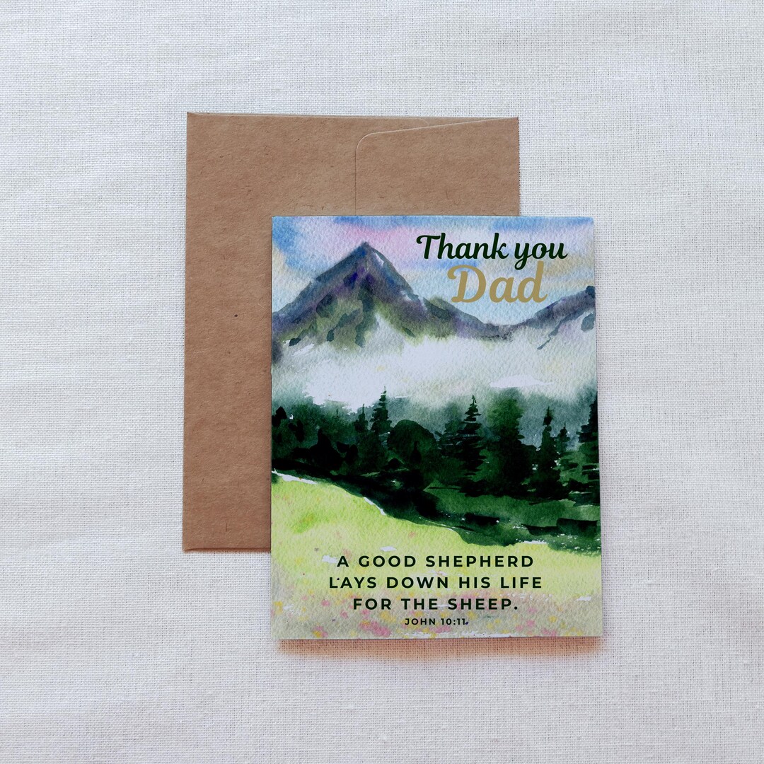 Religious Father's Day Card, Catholic Father's Day Card - Handmade ...