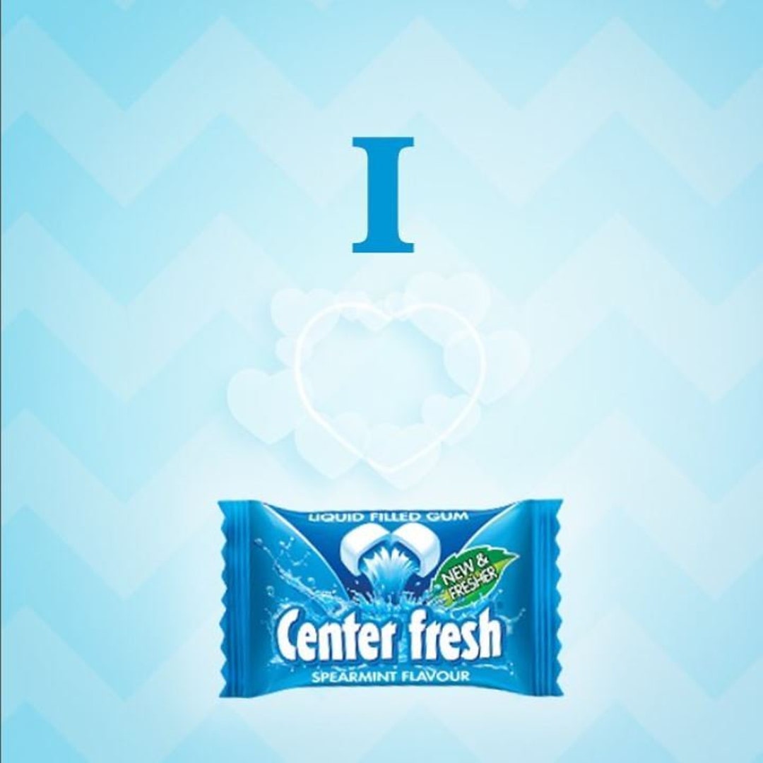 Center Fresh / 1 Pack of 12 Chew Gums / Treatspotshop - Etsy