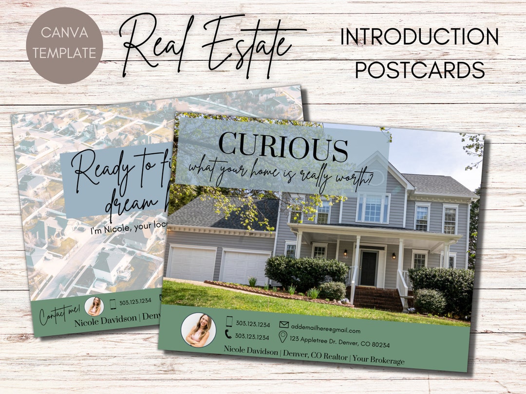 Real Estate Postcards | Introduction Postcards | Real Estate Farming ...