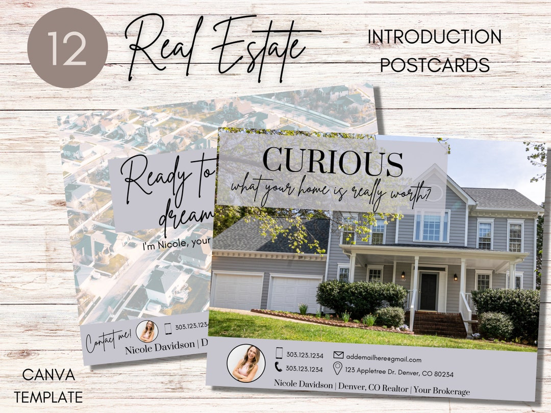 Real Estate Postcards | Introduction Postcards | Real Estate Farming ...