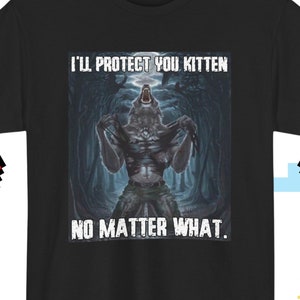 Werewolf Kitten Shirt - Etsy