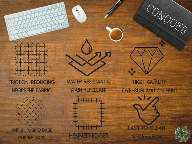 Japanese Forest & Mt Fuji Mouse Pad, Aesthetic Japan Wildlife Desk Mat ...